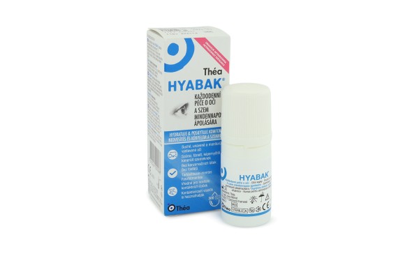 Hyabak 0.15% gtt. 10ml with Sodium Hyaluronate | Lentiamo