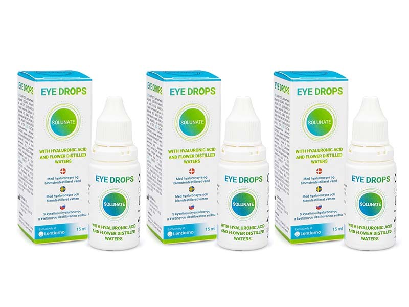 Solunate Eye Drops 3 x 15 ml | Lentiamo